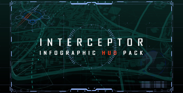 Interceptor Infographic HUD Pack, After Effects Project Files | VideoHive